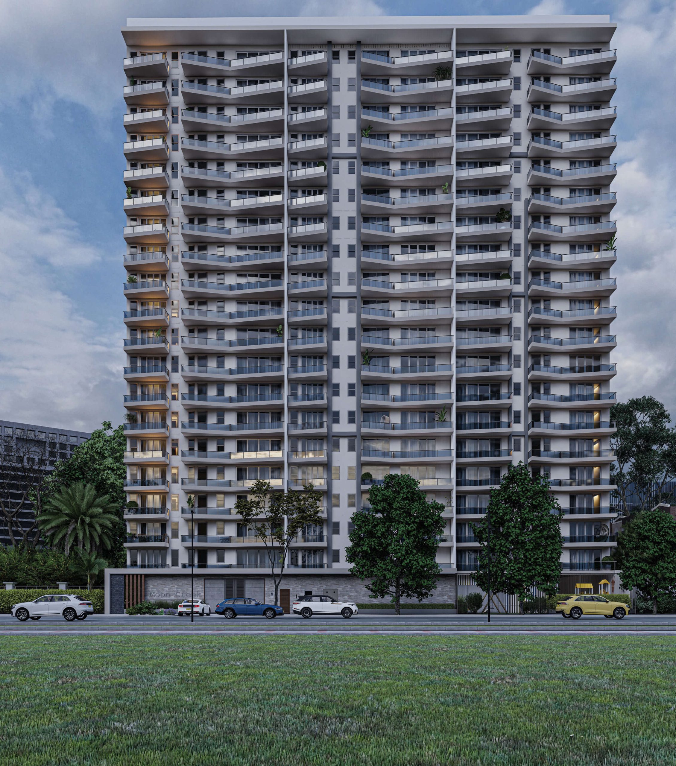 Moon Creek Residence - Grey Bricks