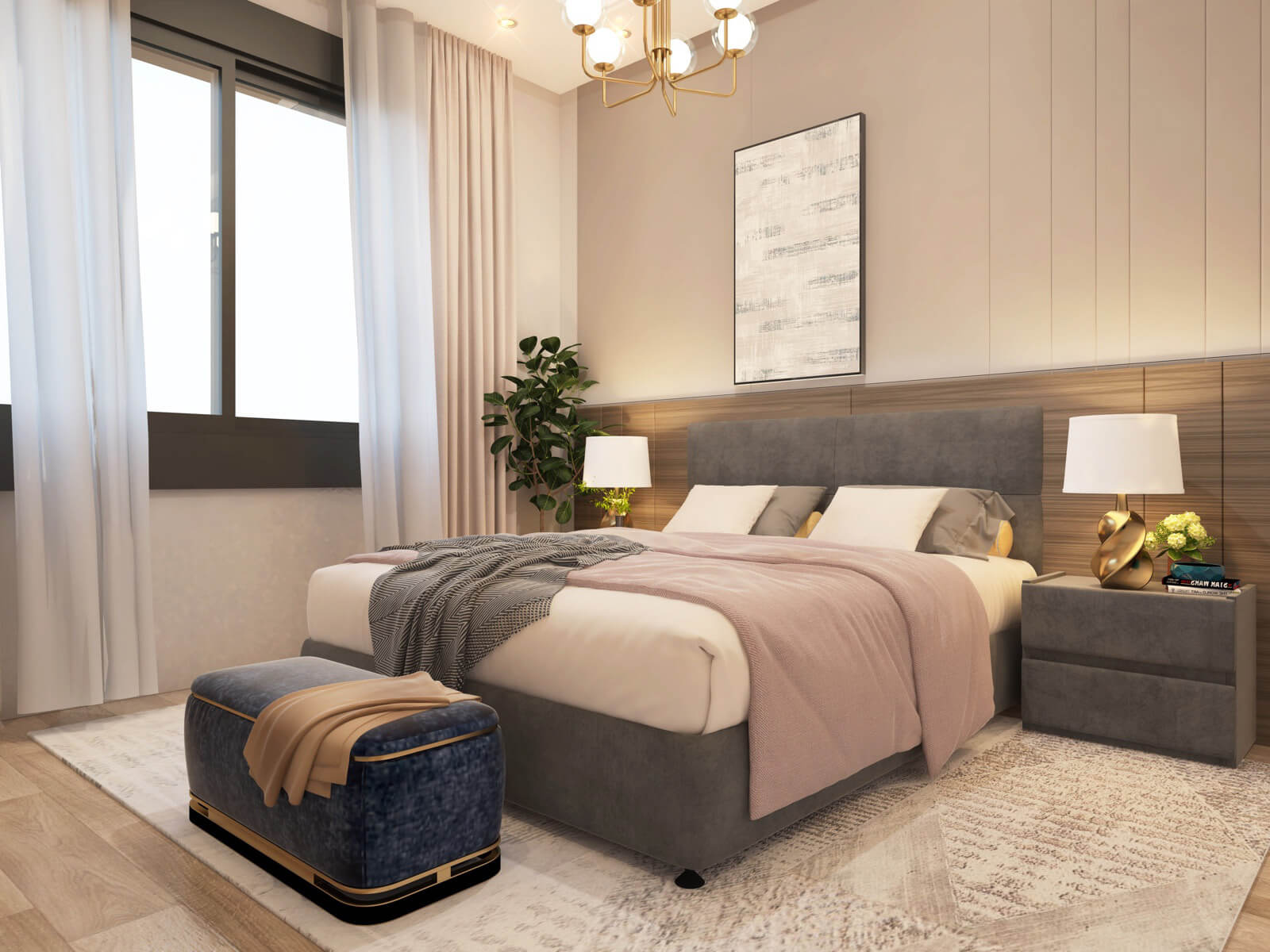 Black Olive Residency - Grey Bricks