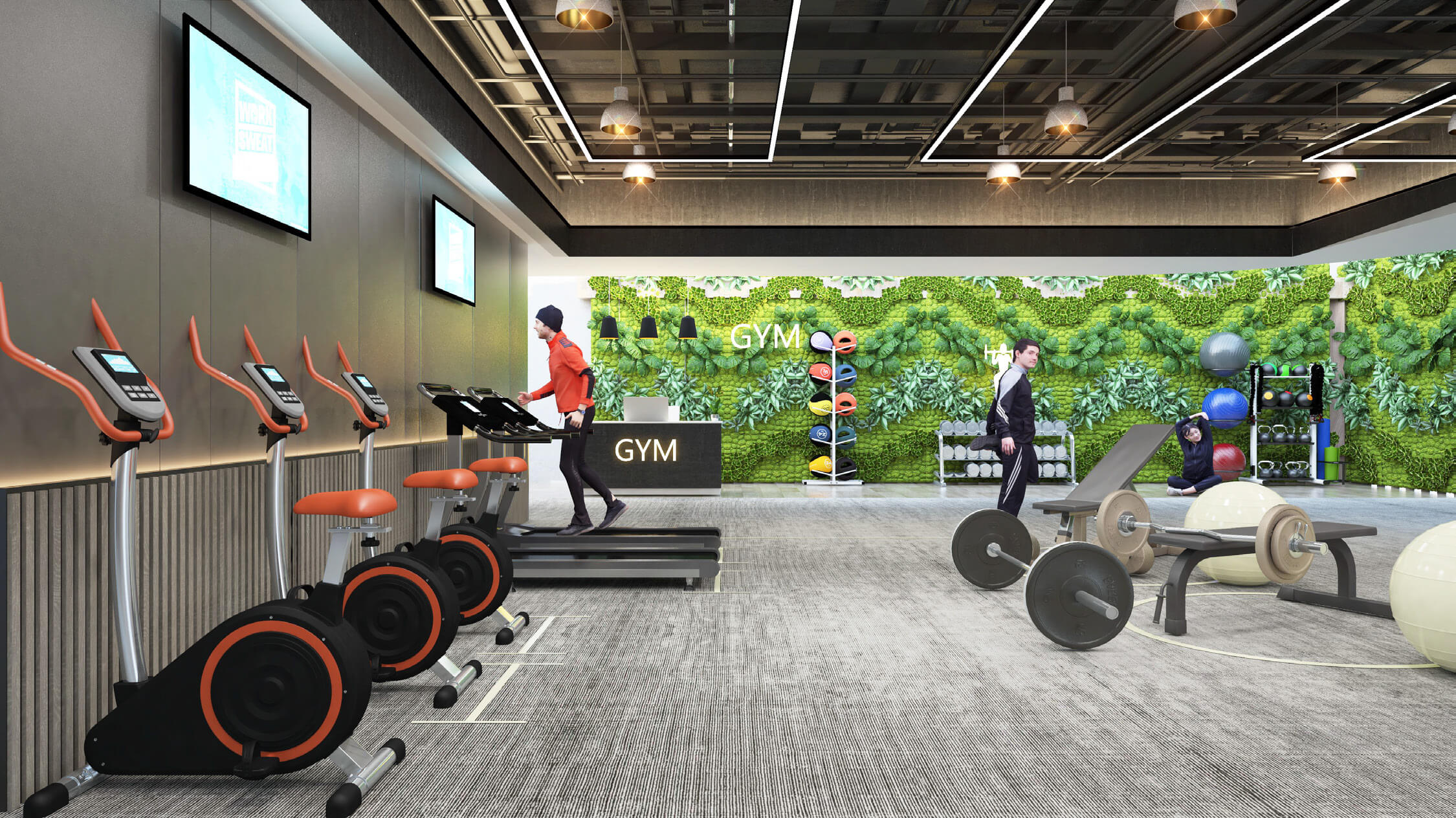 Black Olive Residency - Grey Bricks