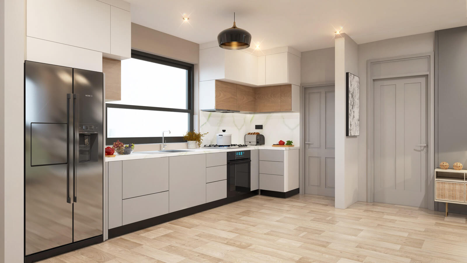 Black Olive Residency - Grey Bricks