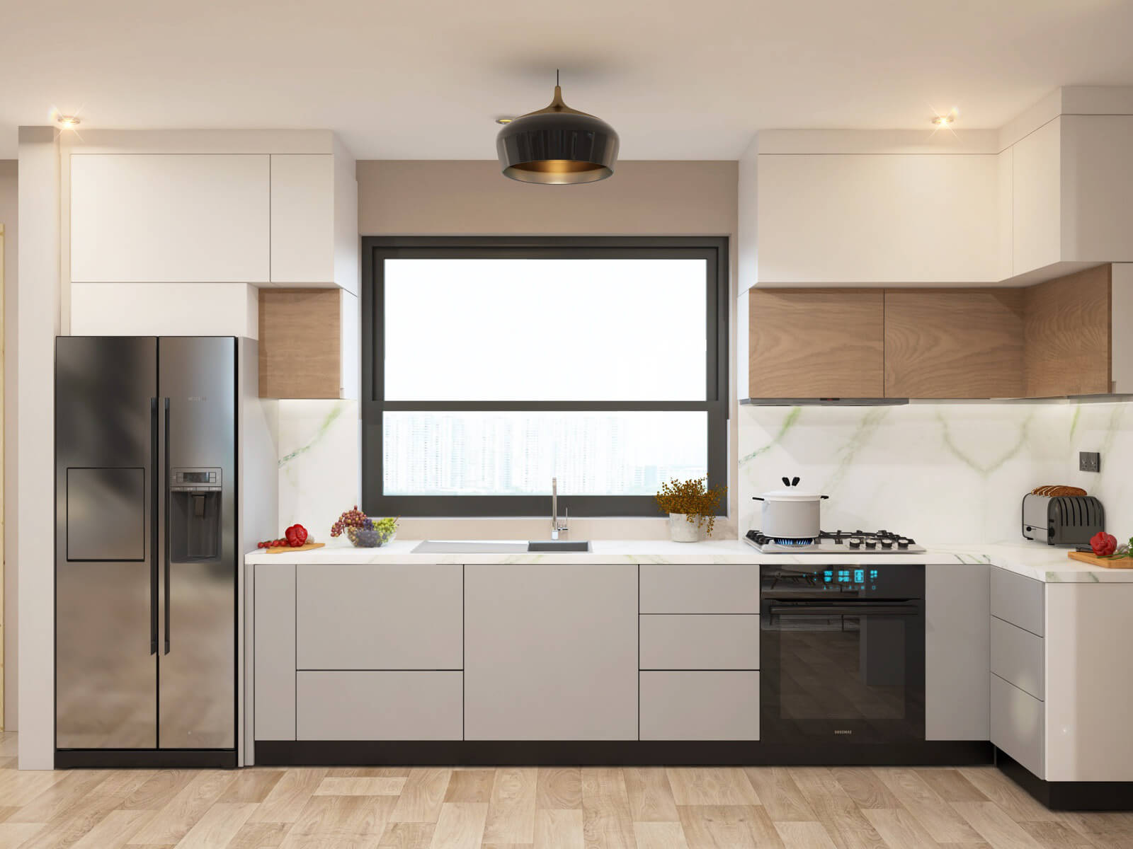 Black Olive Residency - Grey Bricks