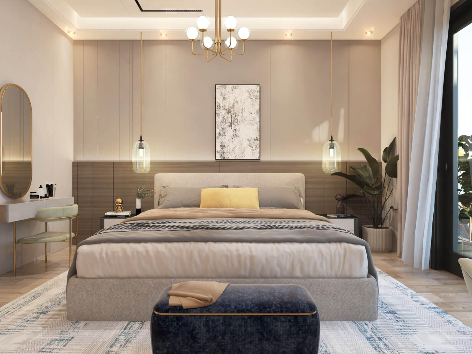 Black Olive Residency - Grey Bricks