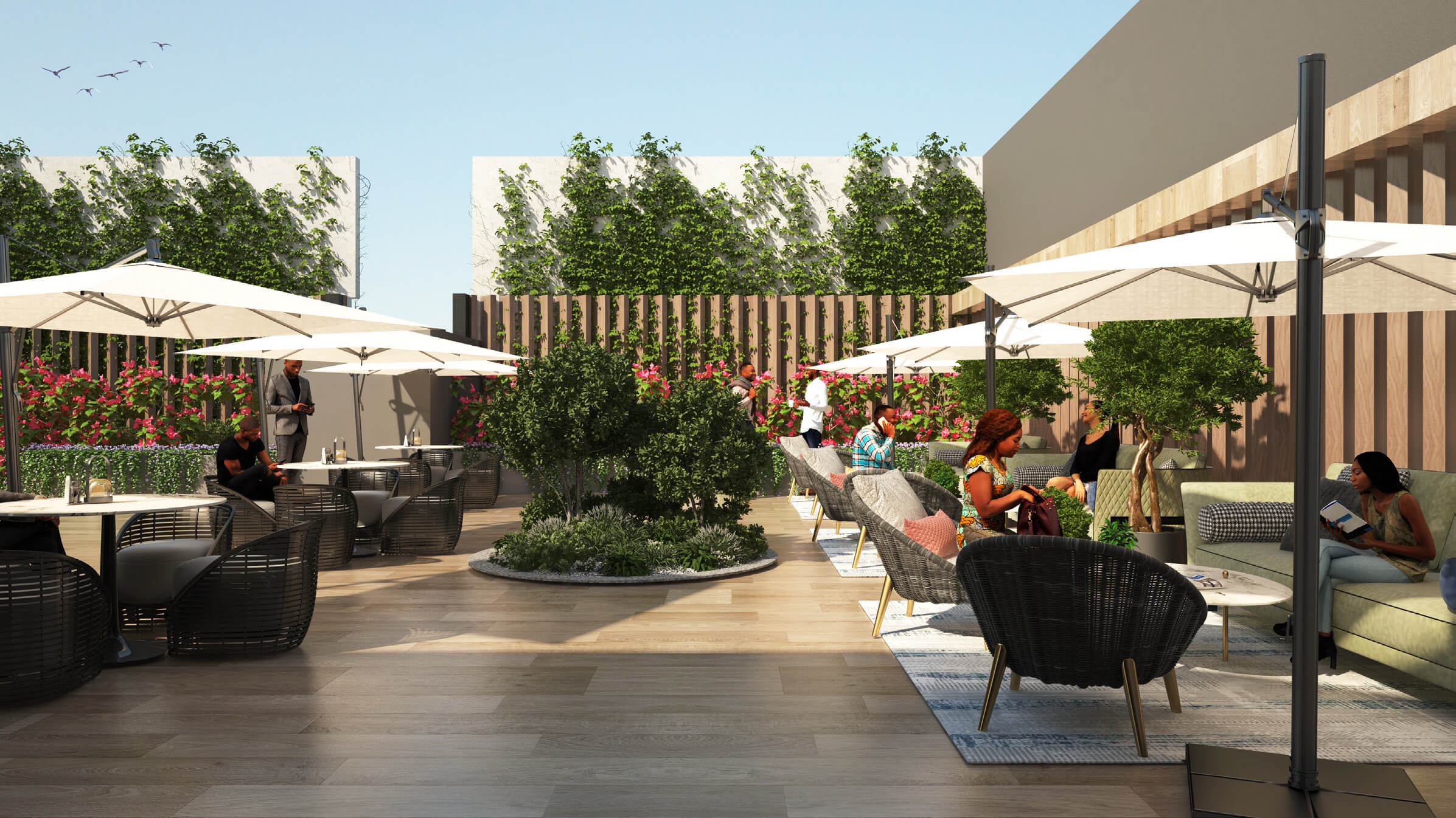 Black Olive Residency - Grey Bricks