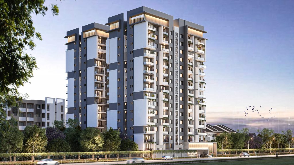 Black Olive Residency - Grey Bricks