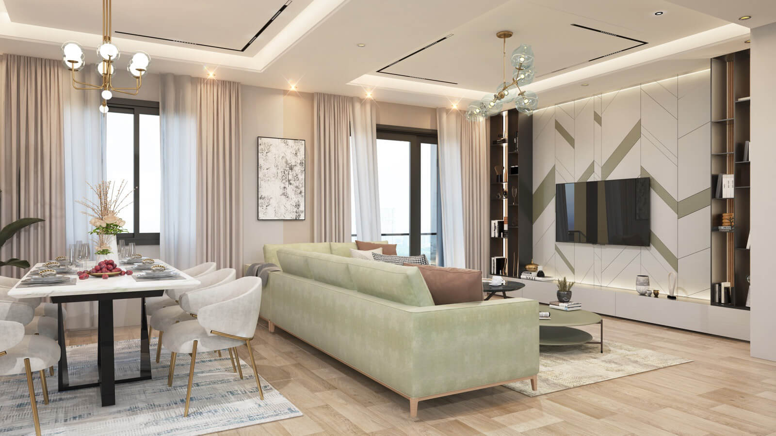 Black Olive Residency - Grey Bricks